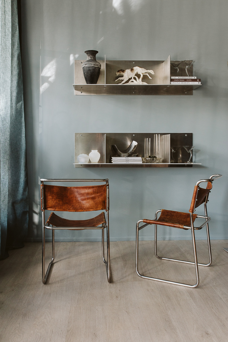 A Pair of Bauhaus Style chairs - Gina Fabish Homewares and Furniture NZ