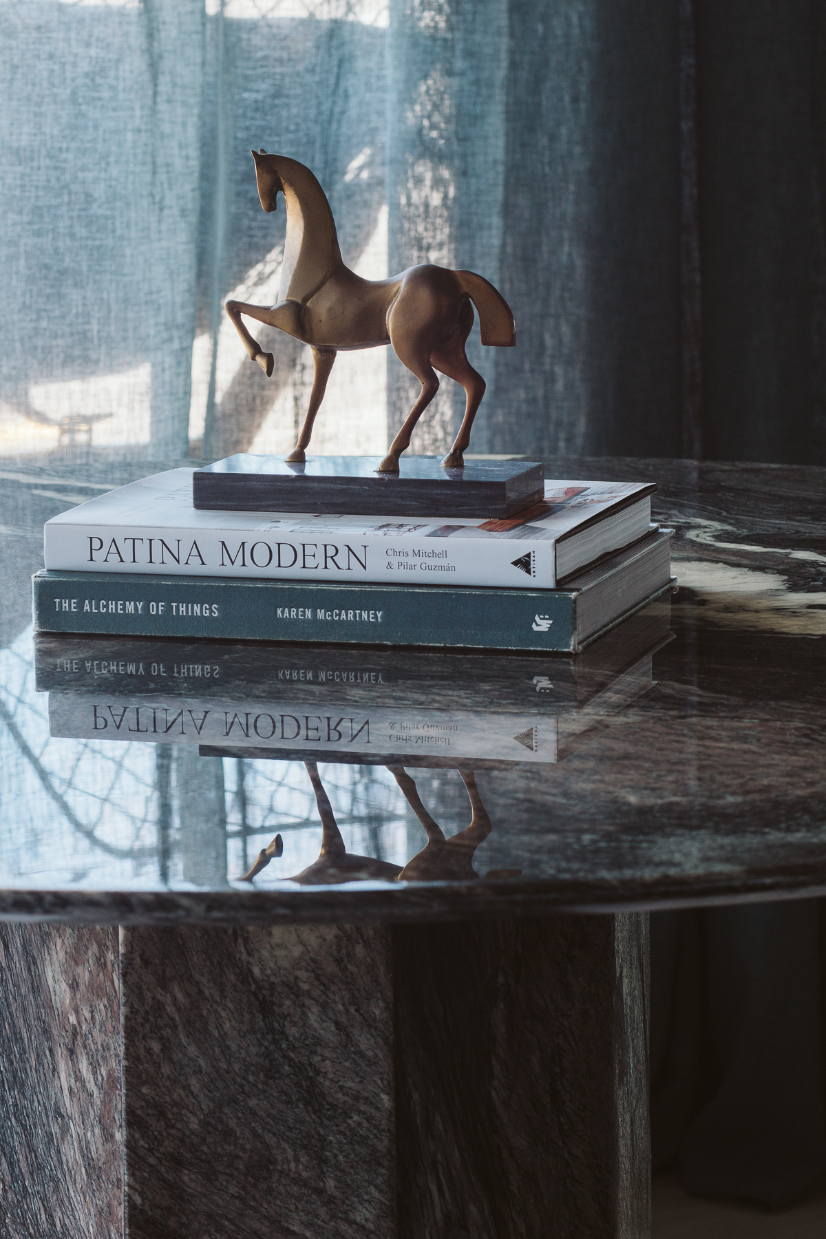 Italian Art Deco Etruscan Horse Sculpture - Gina Fabish Homewares and ...